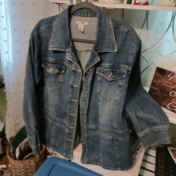 Duck Head | Jackets & Coats | Jacket By Duck Head Trendy Blue Jean ...